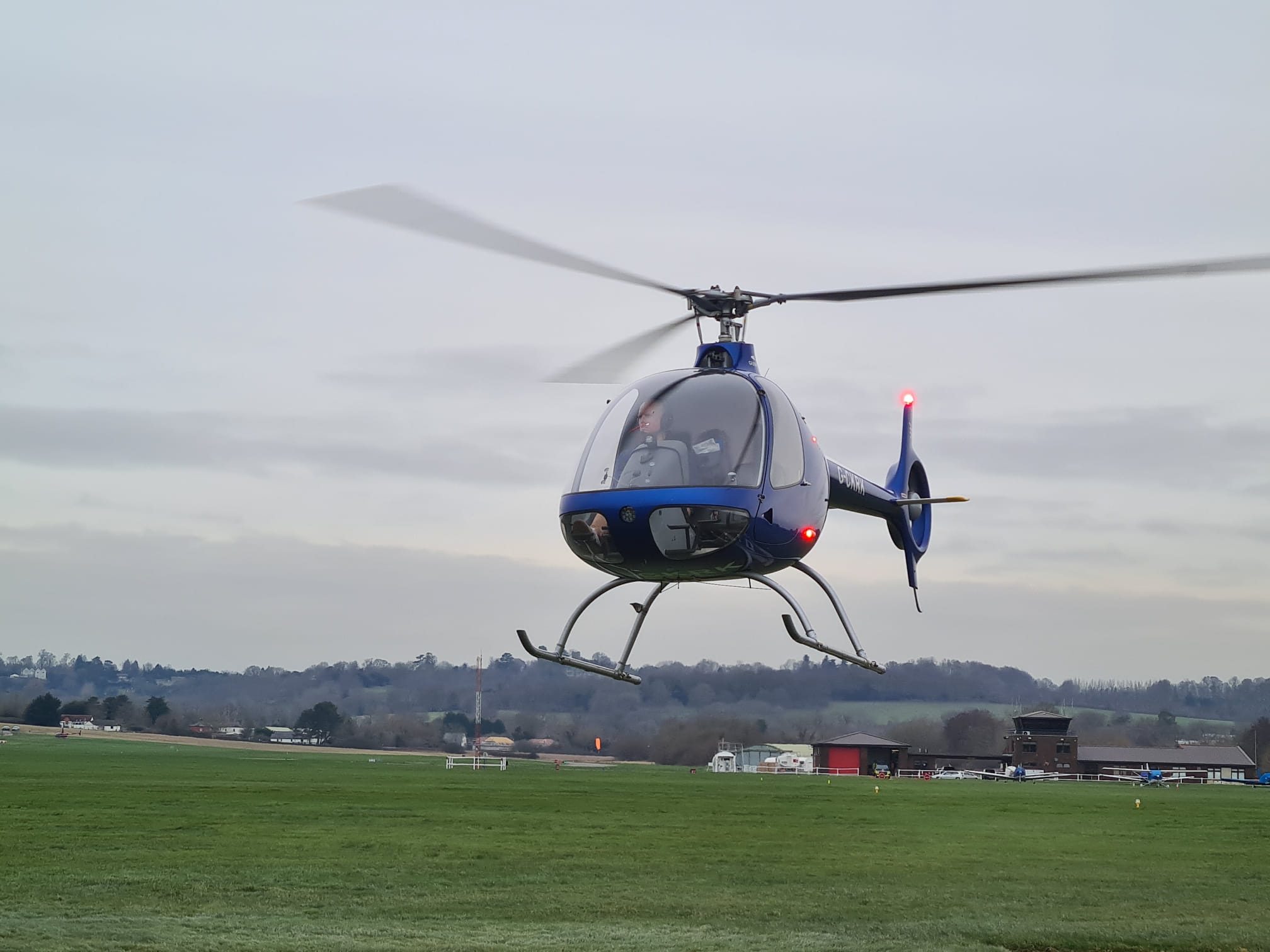 First Solo flight for Tim in Cabri G2 - EBG Helicopters
